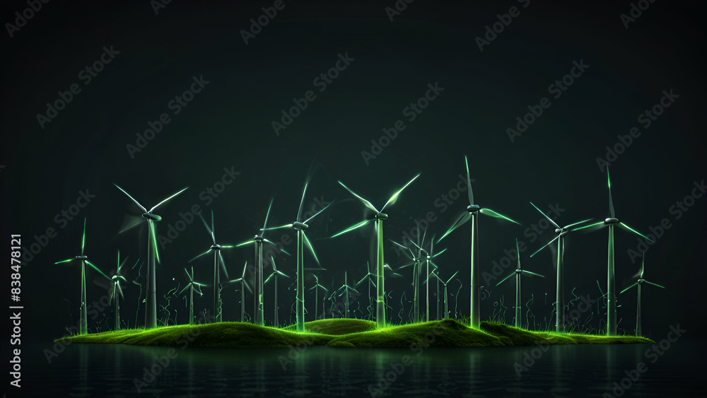 Green electricity symbol isolated on transparent background ...