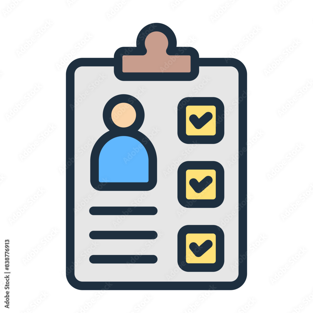 Assessment Test Icon Stock Vector | Adobe Stock