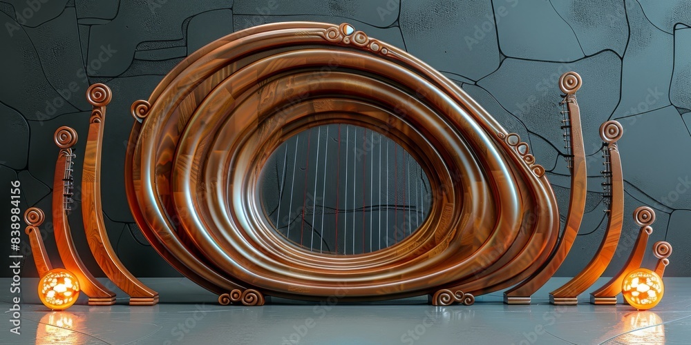 Musical instruments with biosynthetic geometries that generate harmonic ...