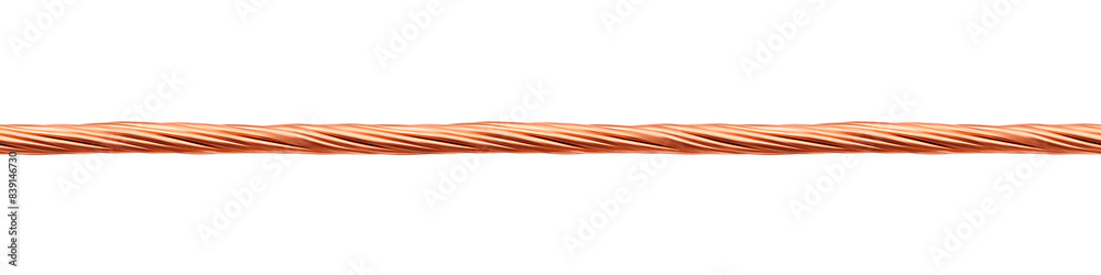 Copper cable. Electric wire. Isolated transparent background PNG ...