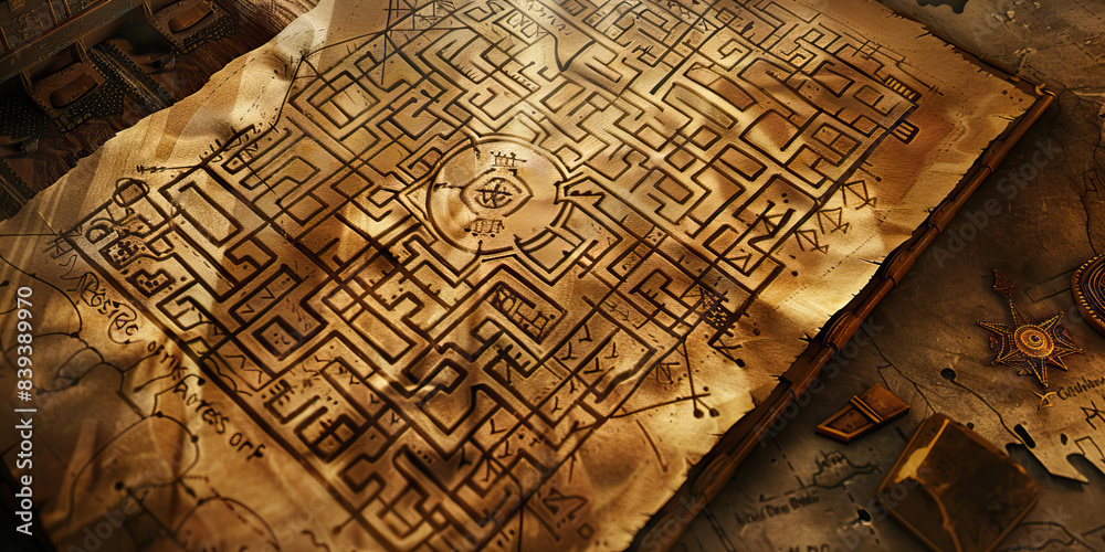 The Luminous Labyrinth Unveiled: A map of the Caves of Steel ...