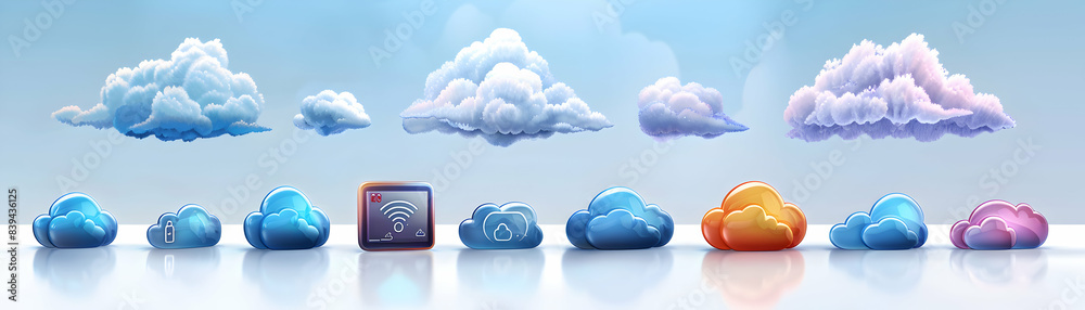 Cloud Computing Service Models: Vector Icons for SaaS, PaaS, and IaaS ...