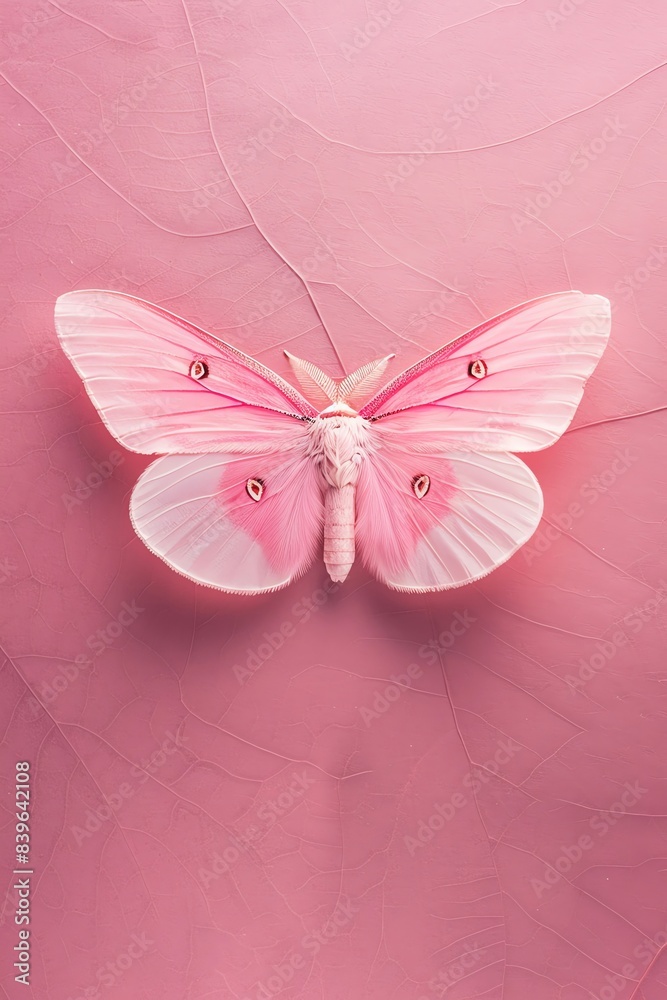 Rosy Maple Moth, border, background Wallpaper, blank in the middle ...