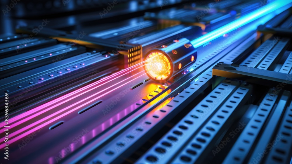 advanced optical amplifier boosting a weak signal along a long-distance ...