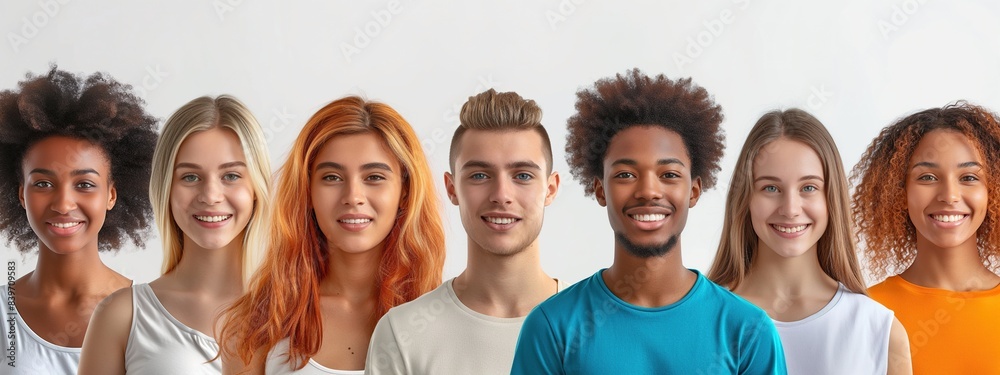 group a portrait, showcasing beauty and fashion, ideal for commercial ...