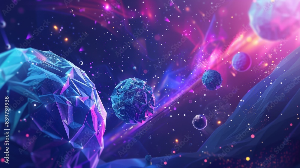 Abstract technology posters. Science future innovation concept. Space ...