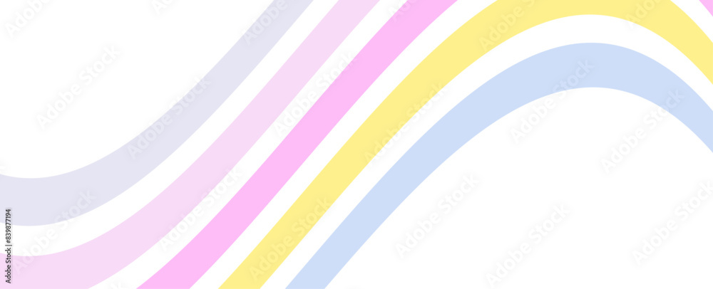 Rainbow wave element. LGBT Pride Flag Wave Background. LGBTQ Gay Pride ...