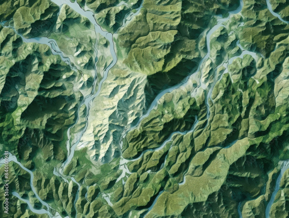 Terrain seamless texture map pattern Stock Illustration | Adobe Stock