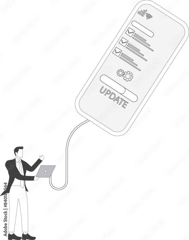 User updating operation system, User updating operation system with ...