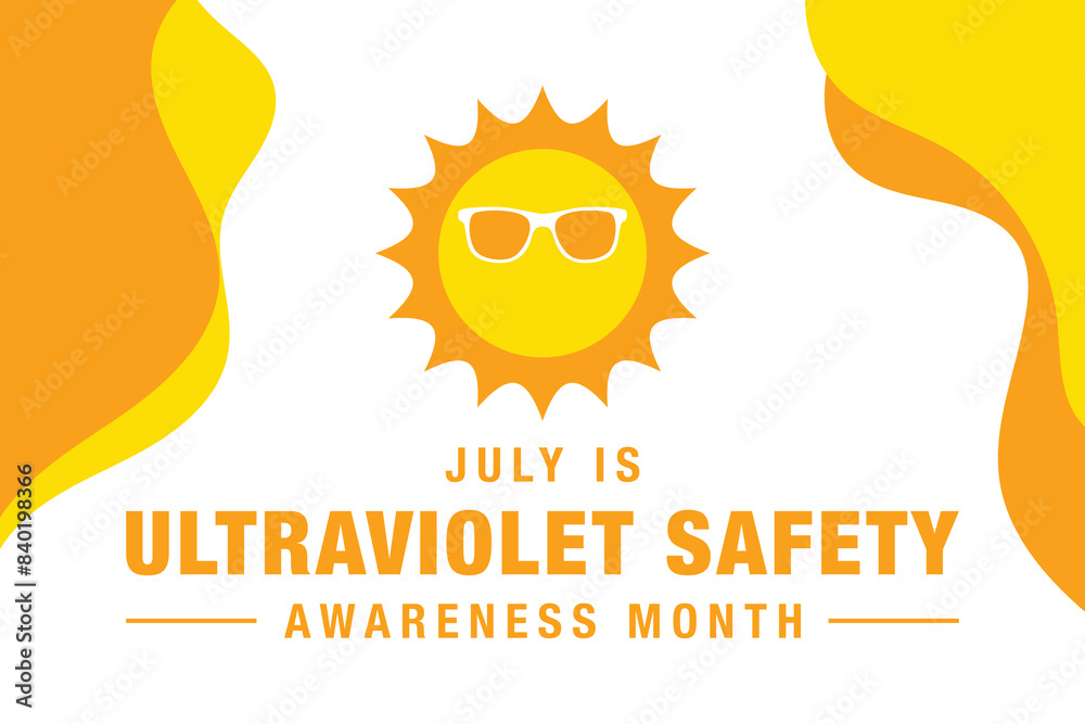UV safety awareness month.Annual celebration observed every year in ...
