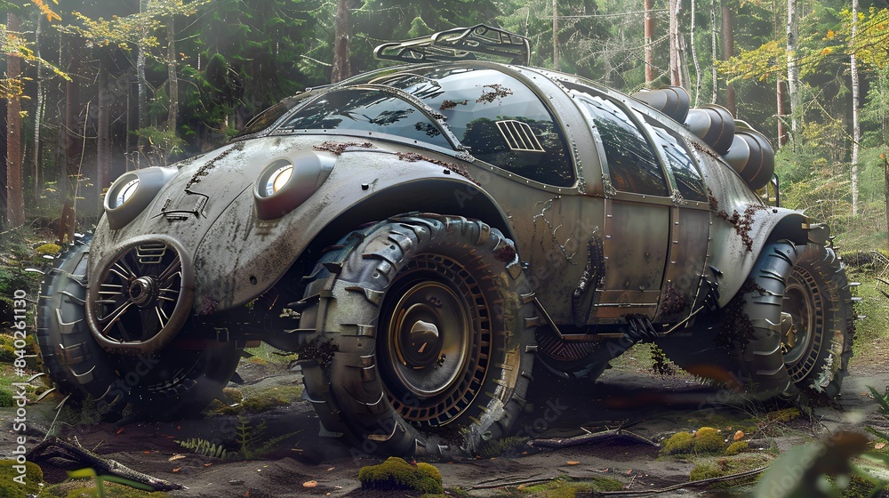 Various vehicles, including this rugged all-terrain explorer, are ...