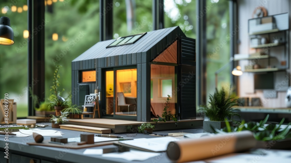 Modern Sustainable Architecture Tiny Home Design Studio with ...