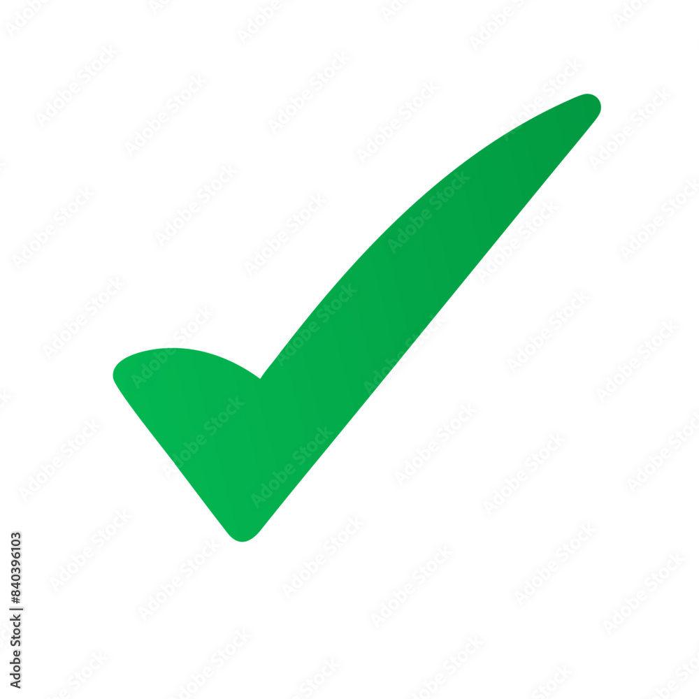 Certified Success: Green Check Mark Design Stock Vector | Adobe Stock