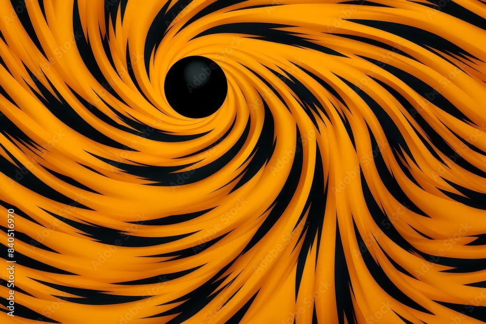 Compound eyes zoom flat design top view observation theme animation ...