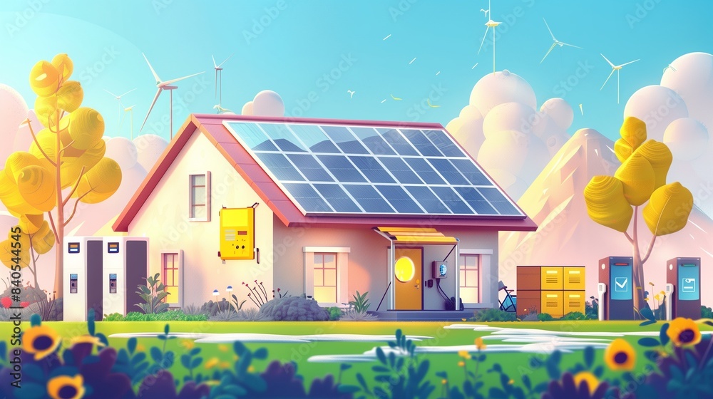 wide banner design of a infographic diagram for battery packs ...