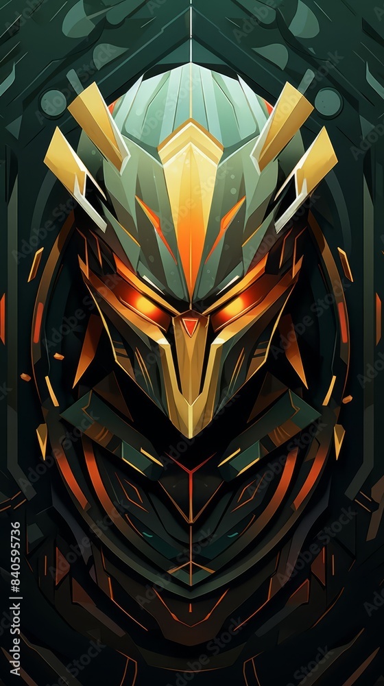 Predator trophy flat design top view victory theme animation Tetradic ...