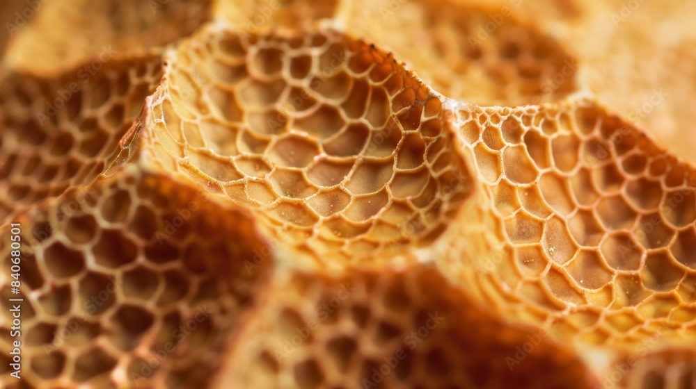 The intricate details of a bly gourds skin with tiny bumps and ridges ...