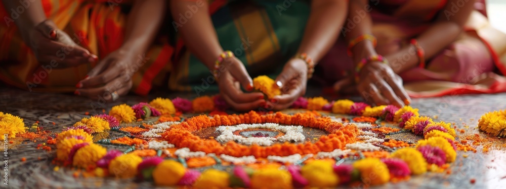 Festive joy: happy onam festival, marking harvest season,colorful ...