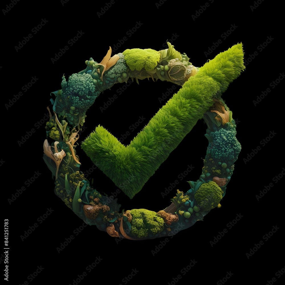 Green check marks, standalone tick symbols, checklist icons, and an ...