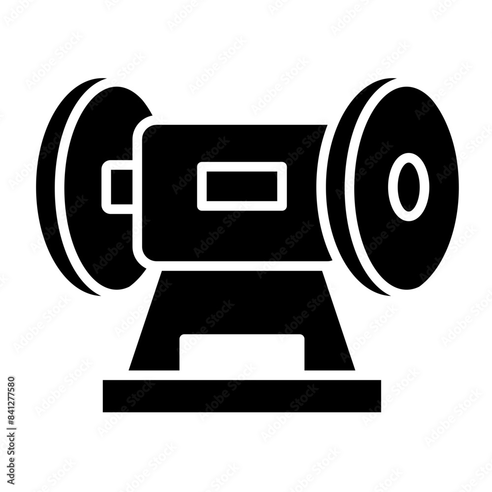 Bench Grinder Icon Stock Vector | Adobe Stock