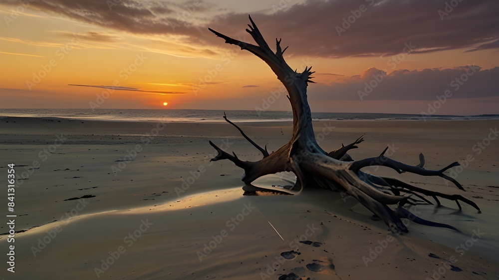 Ilustración de Stock The once vibrant tree now lies lifeless on the ...