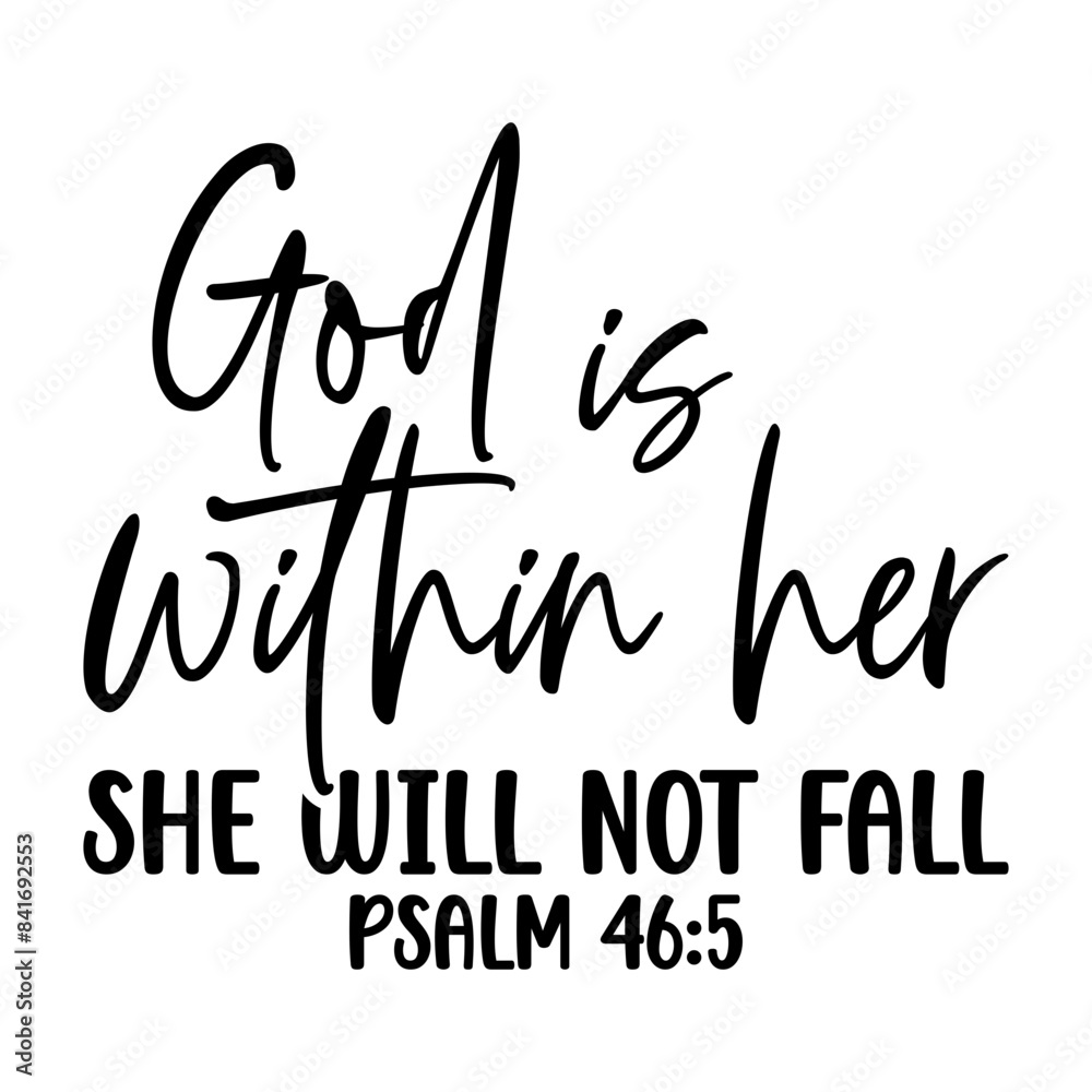 god is within her she will not fall. psalm 465, Jesus Way Truth Life ...