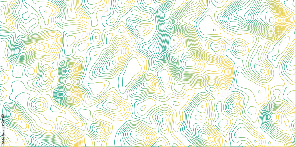 Abstract white background with blue gradient Topographic line map ...