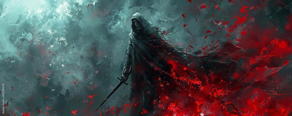 ภาพประกอบ Stock Necromancer Lord A master of dark arts who raises the ...