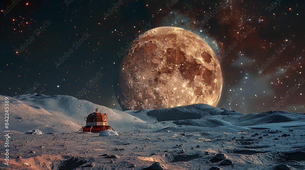lunar observatory studying cosmic phenomena from the tranquility of the ...