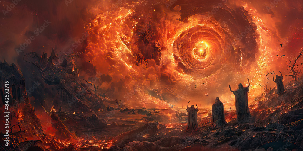 Portal to Perdition: Demonic Cultists Opening a Gateway to Hell ...