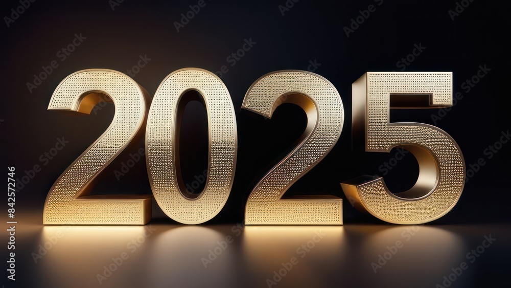 numbers 2025. concept of the new year 2025. postcards for 2025 Stock ...