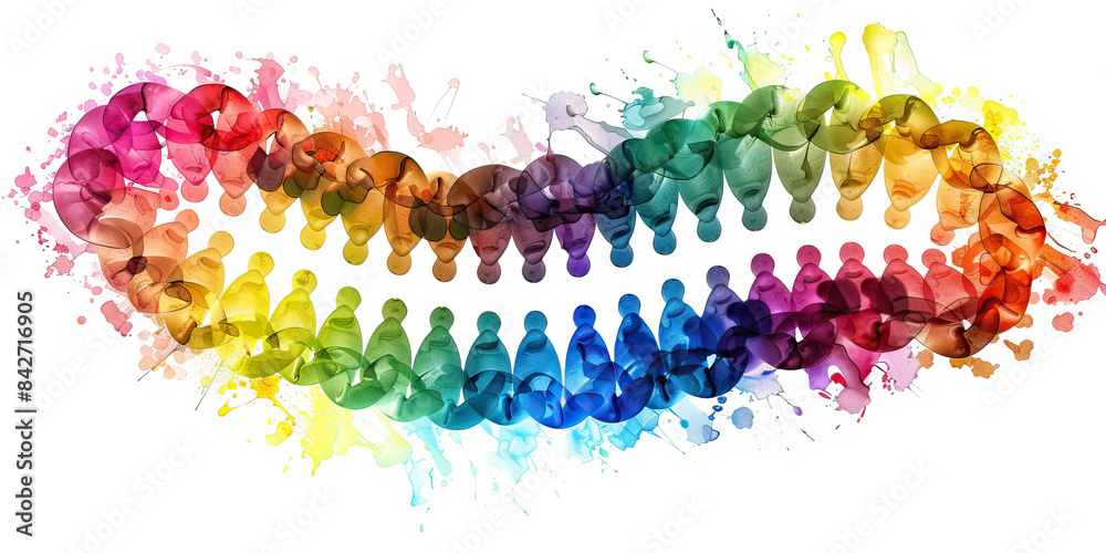 Ilustración de Stock The DNA Color Wheel of Life: Life's Cycle in ...