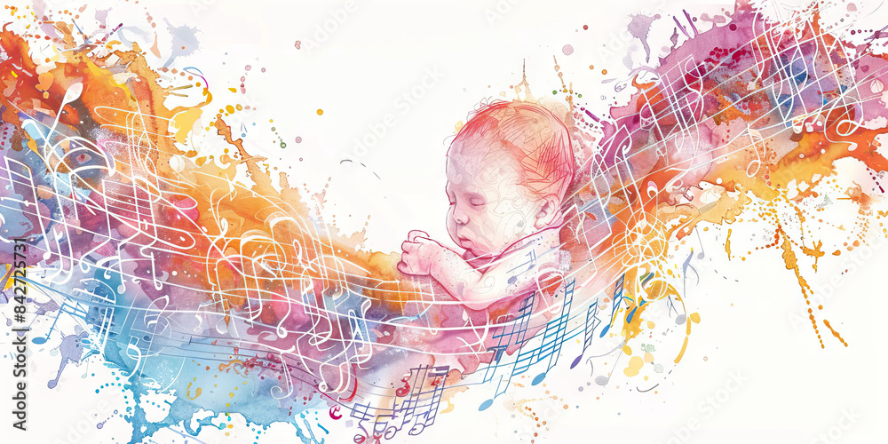 The Genetic Symphony: Baby as Musical Note in Genetic Score - Picture a ...