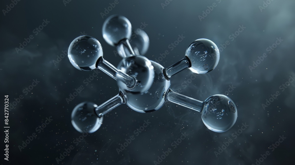 Create an image of an oxygen molecule (O2) with two oxygen atoms double ...