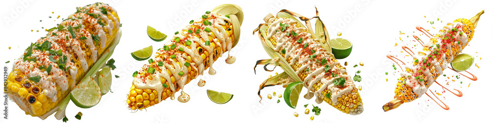 Elote clipart collection, symbol, logos, icons isolated on transparent ...