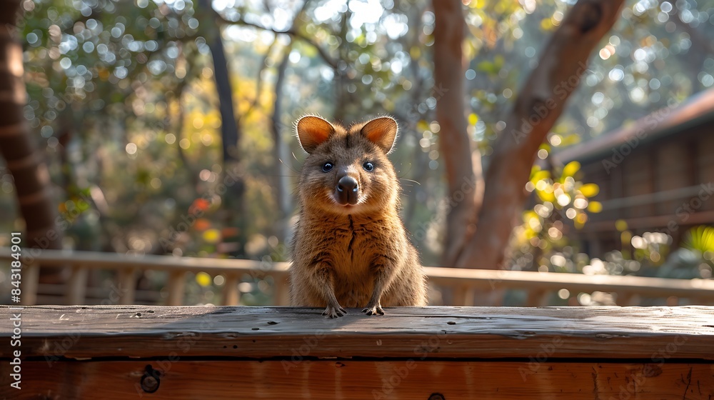 Quokka Setonix brachyurus charming marsupial of Western Australia ...