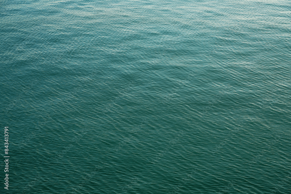 Water background texture. Sea surface in sunset light. Breezy wavy ...