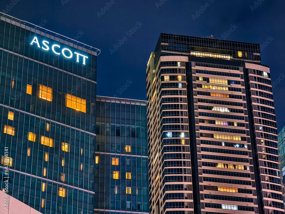 Bonifacio Global City, Taguig, Metro Manila - May 24, 2024: Ascott ...