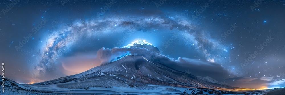 Impacts of nature disasters forest fires, volcano eruptions, and ...