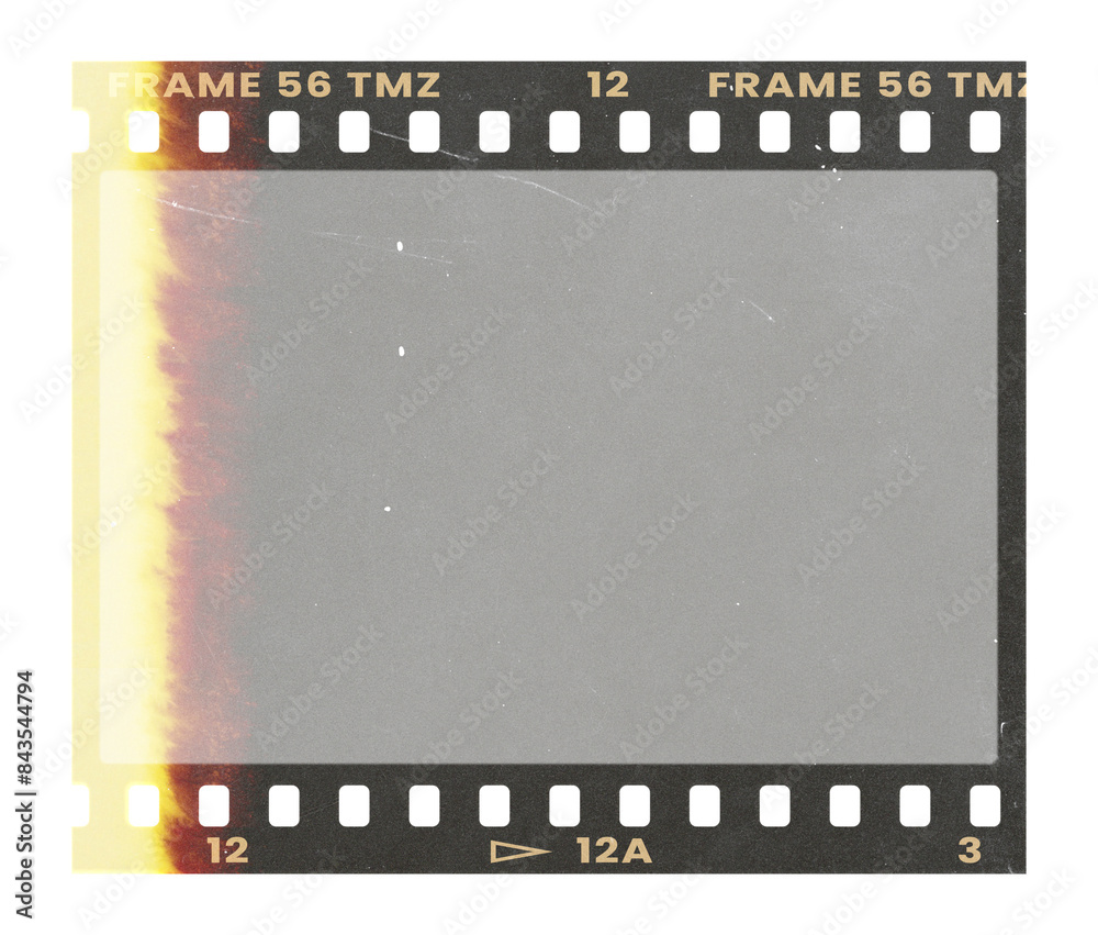 Foto de Stock Film frame photo strip high-resolution blank filter. 35mm ...