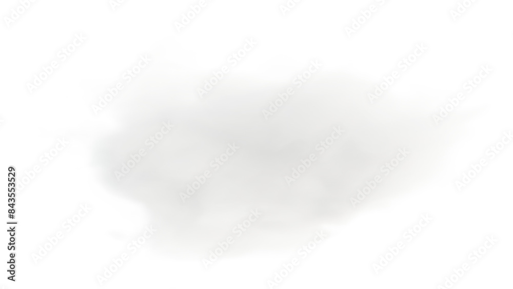4K Res Realistic Volumetric Cloud Shape Isolated on Transparent ...