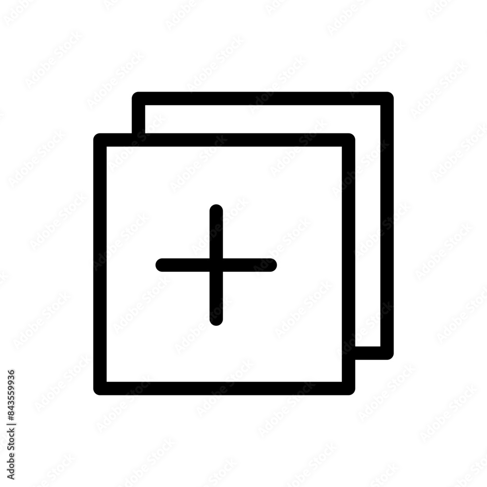 Add New Icon, Perfect for Interface and Application Graphics Stock ...