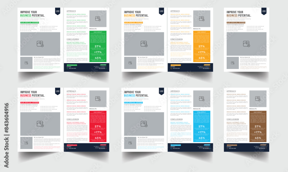 Image vectorielle Stock Technical Data Sheet layout template. Product ...