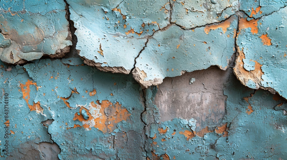 Depict a self-healing coating on architectural concrete structures ...