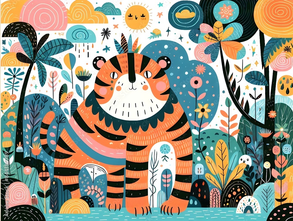 ilustración infantil, wallpaper, cuento de hadas, fantasía, variopinto ...