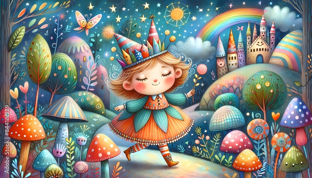 ilustración infantil, wallpaper, cuento de hadas, fantasía, variopinto ...