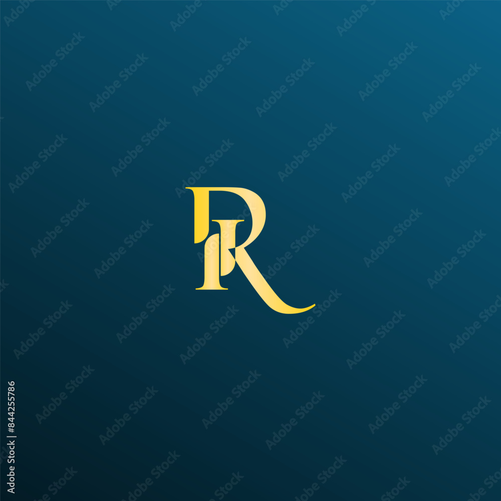 logo icon design for banking theme luxury letter R elegant simple ...