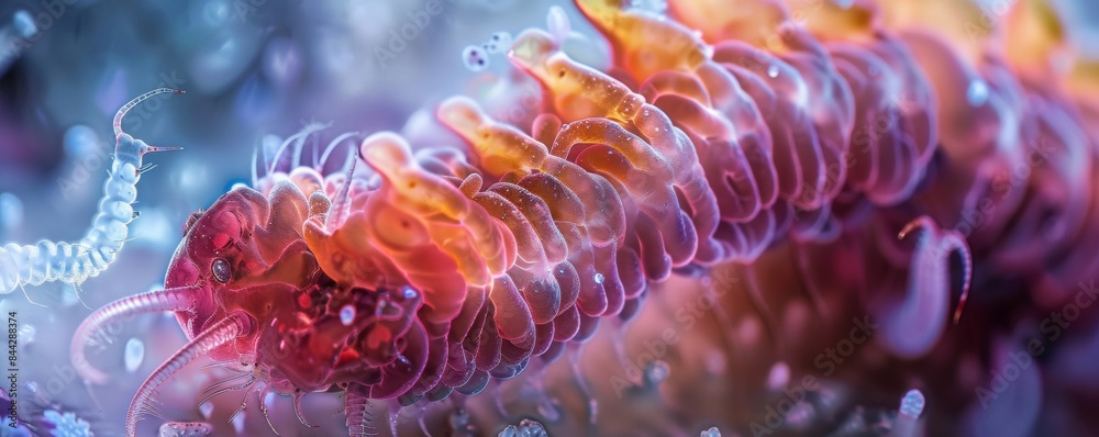 Microscopic images of nematode worms reveal the detailed structure of ...