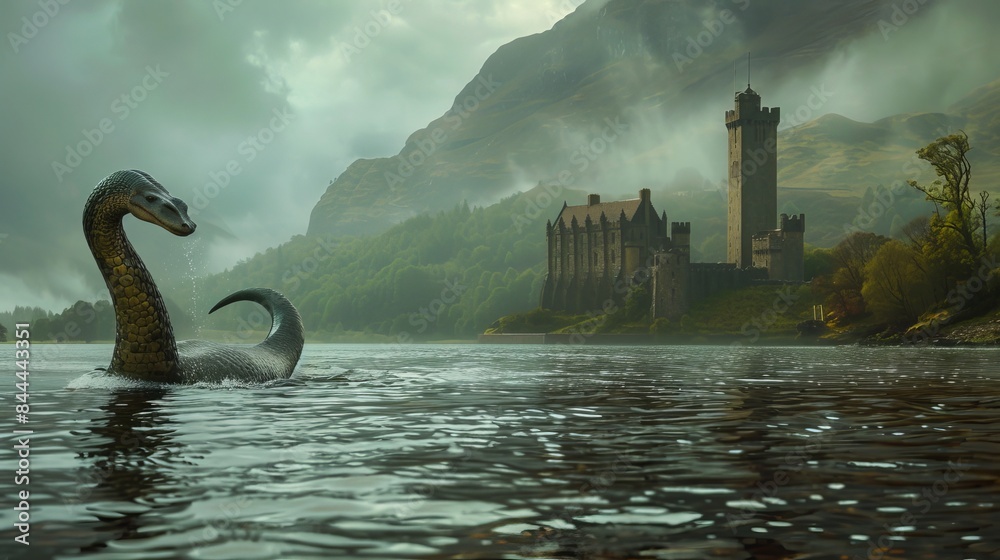 A famous mysterious creature called Nessie lives in Loch Ness, a lake in Scotland. It's often ...