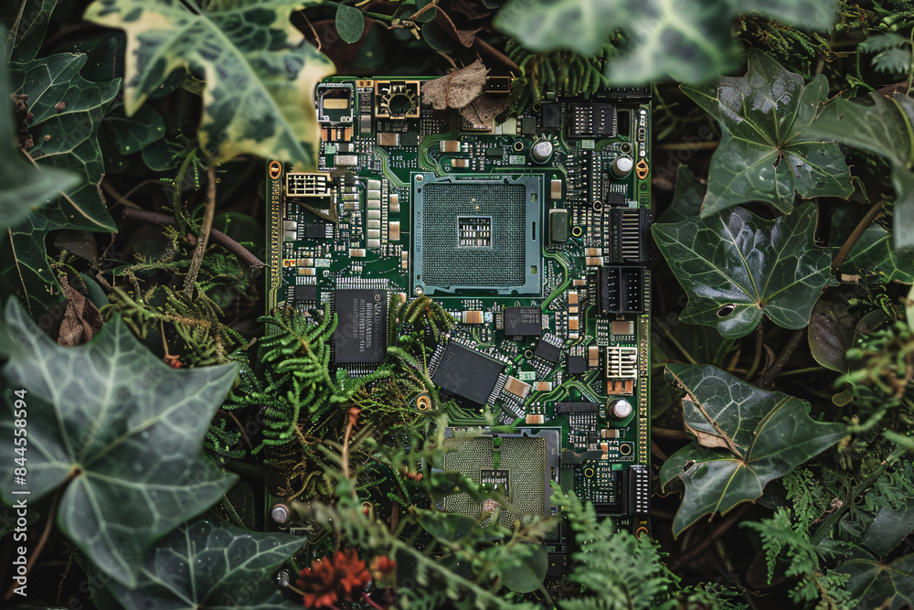 Biodegradable electronics: Illustrate electronics that safely decompose ...